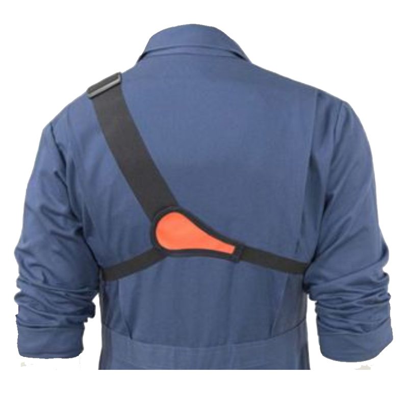 CMA RCH-101OR Orange 3-Way Adjustable Radio Chest Harness, Velcro Pouch